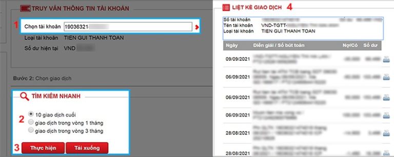 Bill chuyển tiền Techcombank – Cách tra cứu giao dịch và in bill ...