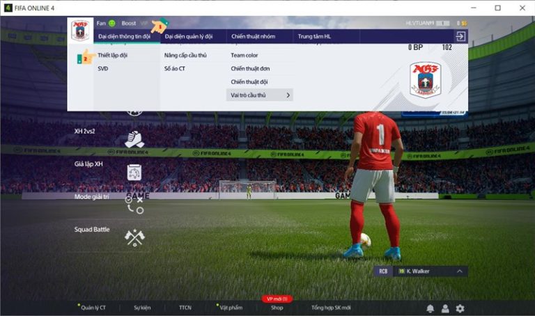 Cách đổi đội CLB trong Fo4 FIFA Online 4 2024 - NganHangAZ.com