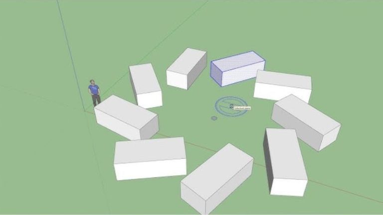 Cách copy trong Sketchup 2023